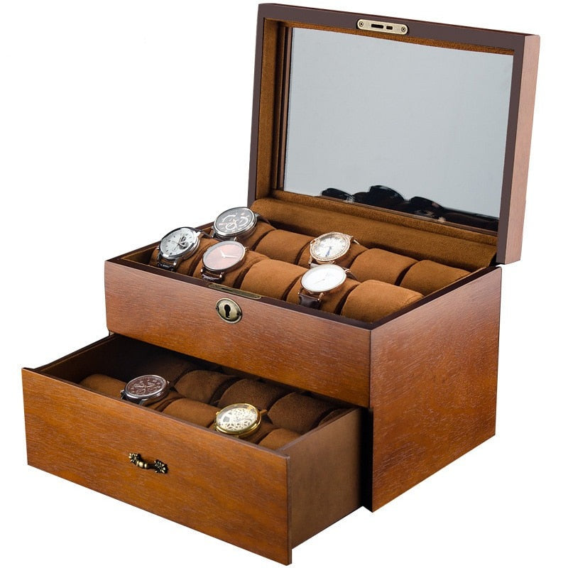 ASH- WOOD -WATCH -BOX -WITH -POCKET -20- WATCHES - Watchbox -Store ...