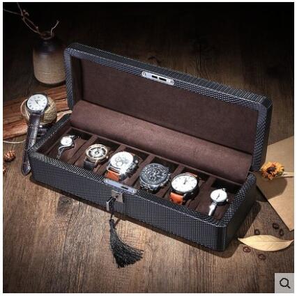 MENS- WATCH- BOX -CARBON -MINIMALIST -WATCH -BOX - Watchbox- Store ...