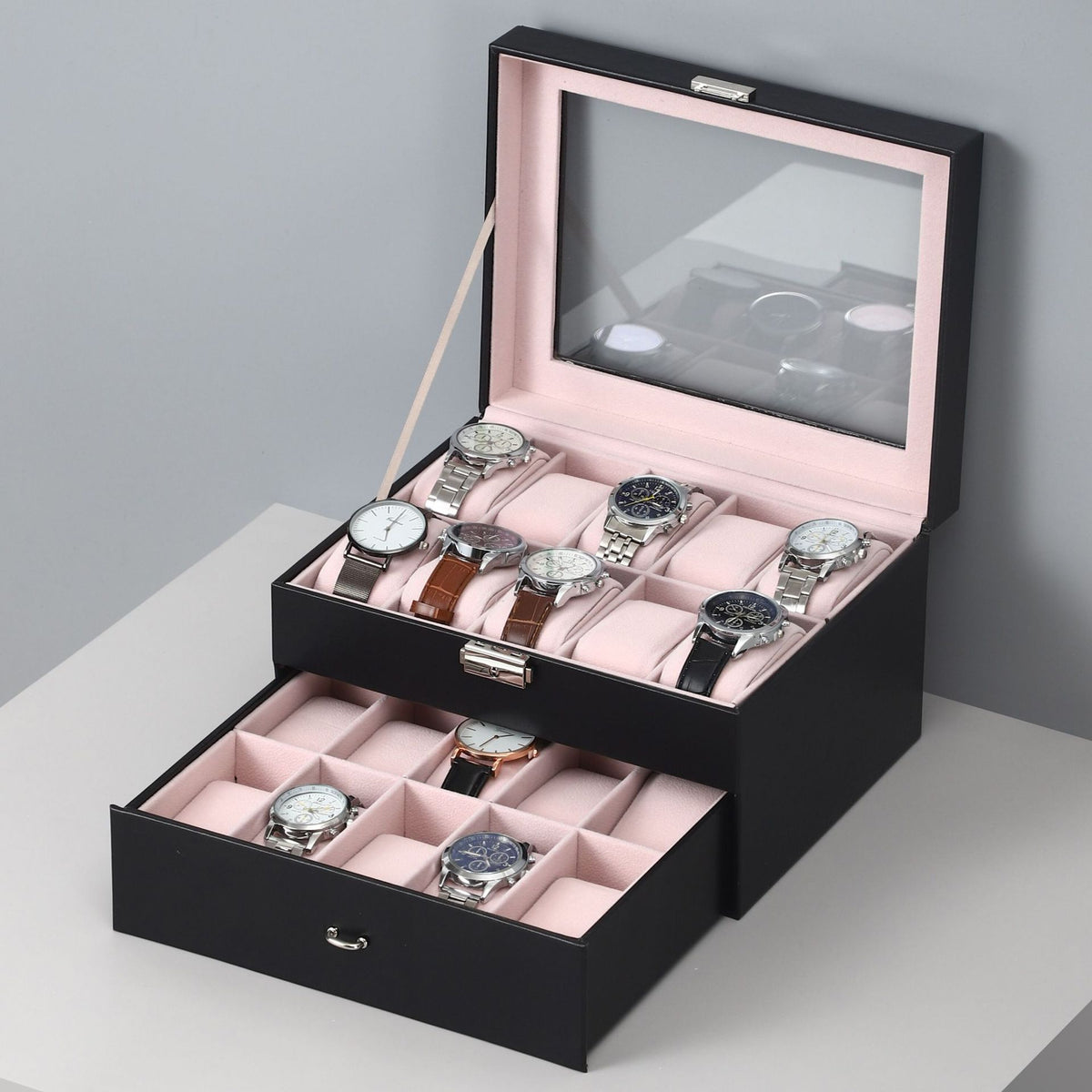 WATCH- BOX -LADIES - 20 -WATCHES - WATCH- BOX -FOR- 20 -WATCHES ...