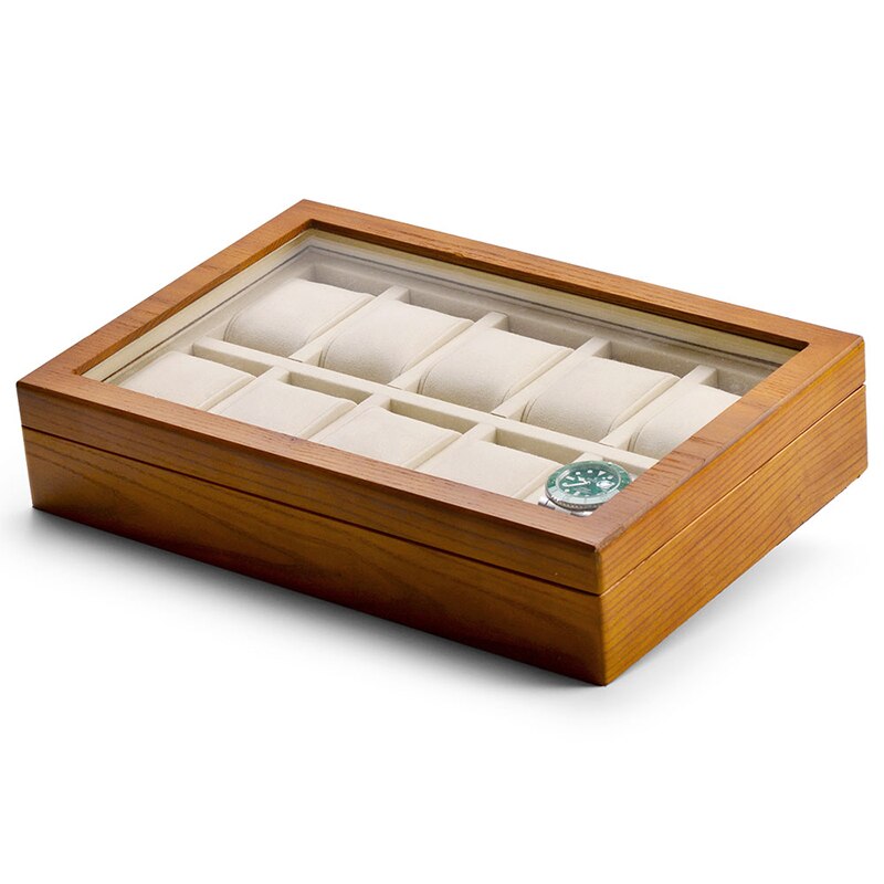 MEN -AND -WOMEN -WATCH -BOX -SOLID -WOOD - 10 -WATCHES - Watchbox ...