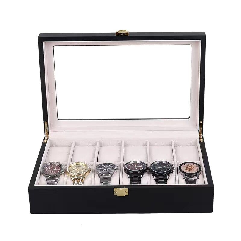 WATCH -BOX- MENS -WOOD - 12- WATCHES - Watchbox -Store – Watchbox Store
