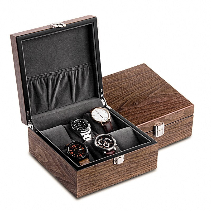 MENS -WOODEN- WATCH- BOX - 6- WATCHES - Watchbox -Store – Watchbox Store